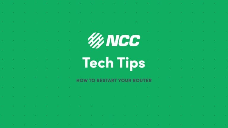 Tech Tip: How to Restart Your Router | NCC